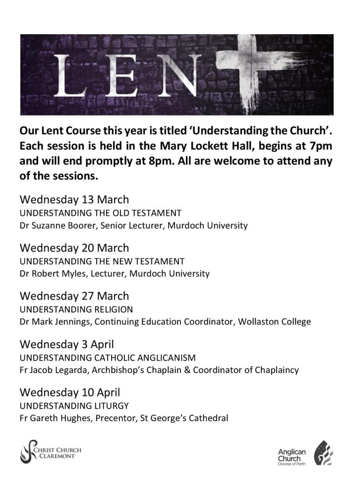 Lent Course - Christ Church Claremont